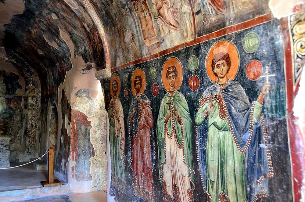 The famous church Panagia Kera in the hinterland of Agios Nikolaos